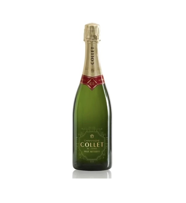 Champagne Collet Brut 1er Cru, Art Deco - Winepoole.co.uk